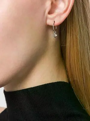 COUP DE COEUR Vortex Hoop Earrings - Silver