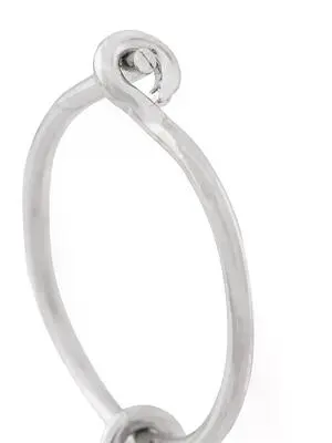 COUP DE COEUR Vortex Hoop Earrings - Silver