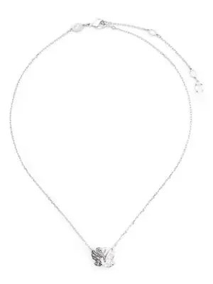 SWAROVSKI Swan Pendant Necklace - Silver