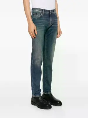 Dolce & Gabbana Logo-plaque Slim-fit Jeans