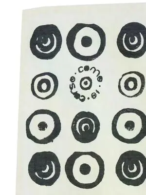 10 CORSO COMO Circles-print Linen Towel