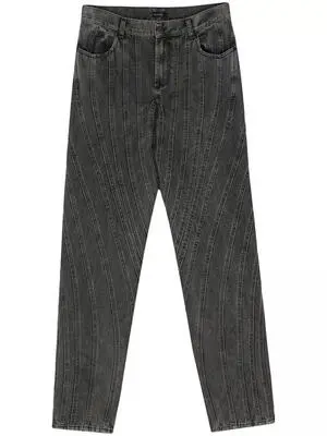 MUGLER Paneled Jeans