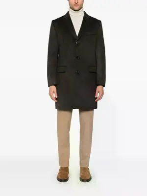 Brioni Textured Wool-blend Coat
