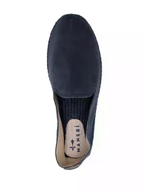 Manebí Suede Slip-on Espadrilles - Blue