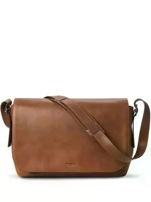 Shinola Runwell Leather Messenger Bag - Brown