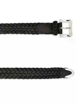 J & M DAVIDSON Braided Belt - Black