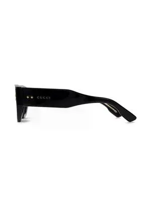Gucci Rectangle-frame Tinted Sunglasses