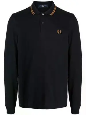 Fred Perry Logo-embroidered Cotton Polo Shirt