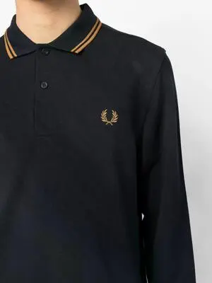 Fred Perry Logo-embroidered Cotton Polo Shirt