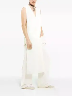 COURREGES Multiple-buckle Denim Dress