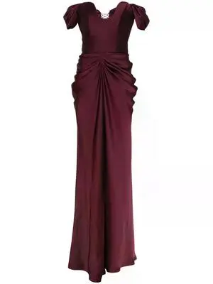 Ana Radu Tie Detailed Evening Dresses