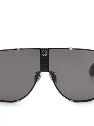 Philipp Plein Studded Pilot-frame Sunglasses