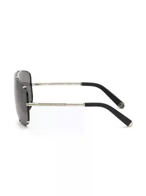 Philipp Plein Studded Pilot-frame Sunglasses