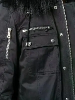 Balmain Faux-fur Trim Parka