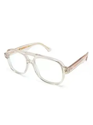 SESTINI EYEWEAR Undici Navigator Frame Glasses - Neutrals