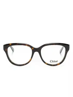 Chloé Square-frame Glasses - Brown