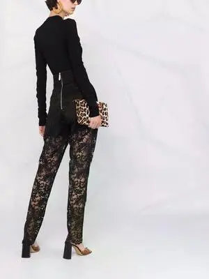 Philipp Plein Straight-leg Lace Trousers