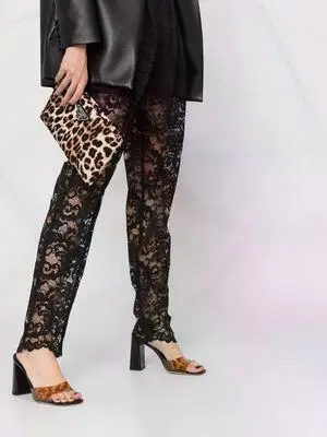 Philipp Plein Straight-leg Lace Trousers