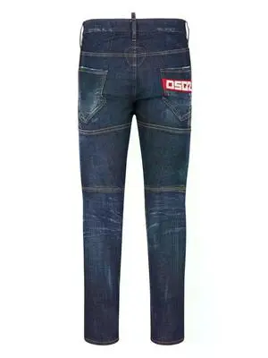 Dsquared2 Logo-appliqué Straight-leg Jeans