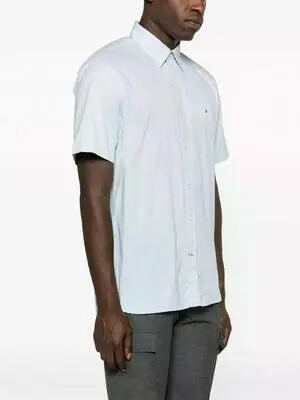 Tommy Hilfiger Logo-embroidered Poplin Shirt