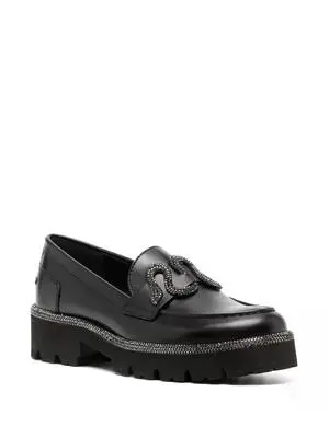 Rene Caovilla Morgana Leather Oxfords