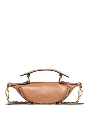 LANCEL Origami Mini Zip Crossbody Bag - Brown