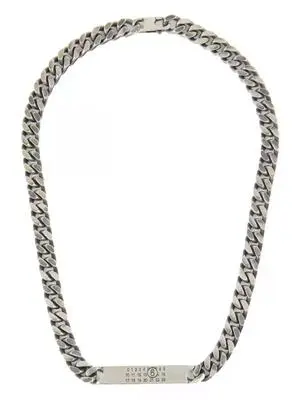 MAISON MARGIELA Logo Necklace - Silver