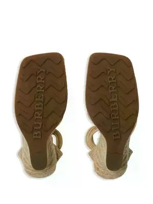 Burberry Mesh Plunge Espadrilles