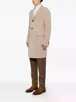 Tagliatore Single-breasted Belted Coat