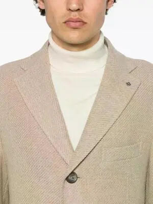 Tagliatore Single-breasted Belted Coat