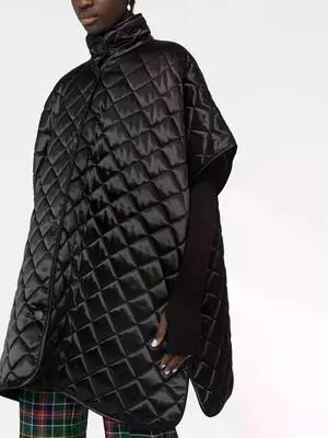 Moschino Quilted Short-sleeve Coat