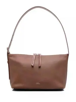 A.p.c. Leather Shoulder Bag - Brown