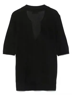 Gabriela Hearst Frank Polo Top - Black