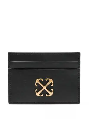 Off-White Jitney Simple Leather Cardholder - Black