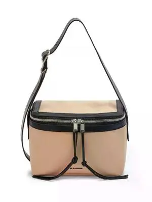 JIL SANDER Leather Shoulder Bag - Brown