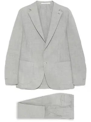 Eleventy Mélange Suit - Grey