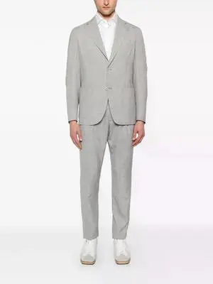 Eleventy Mélange Suit - Grey