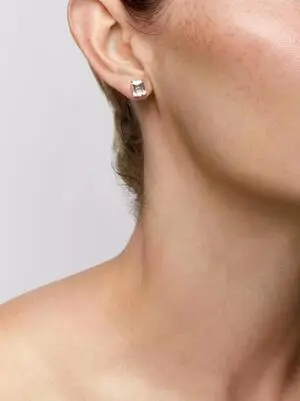 Mateo 14kt Yellow Green Amethyst Stud Earrings