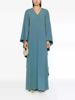 Alberta Ferretti Crepe Kaftan