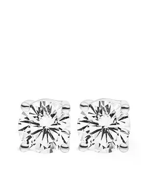 VEYNOU 14kt White Gold Diamond Stud Earrings - Silver