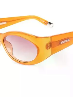 Jacquemus Oval Frame Sunglasses