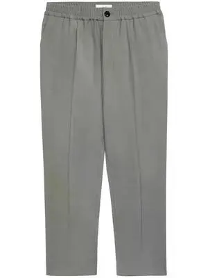 AMI Paris Elasticated Cropped Trousers