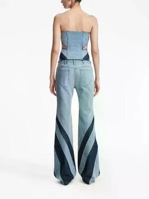 DION LEE Darted Denim Corset