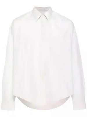 Ami Paris Curved Hem Shirts For Women