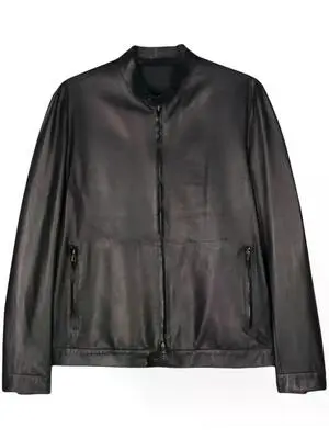SALVATORE SANTORO Zip-up Leather Jacket