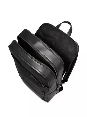 LANCEL Max De Leather Backpack - Black