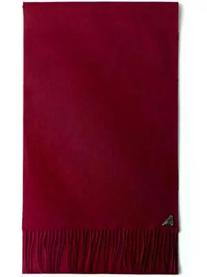 Prada Triangle-enamel Scarf - Red