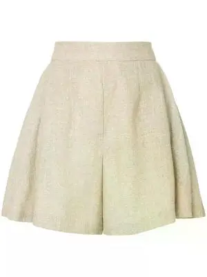 BAMBAH Sparkle Culotte Shorts - Brown