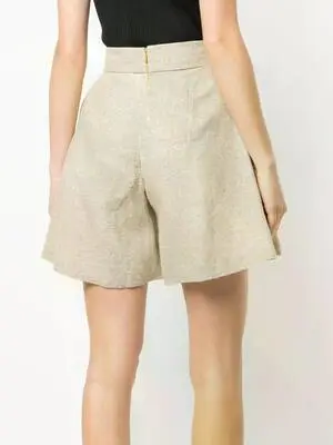 BAMBAH Sparkle Culotte Shorts - Brown