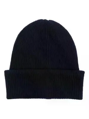 LISA YANG Ribbed-knit Cashmere Beanie - Blue